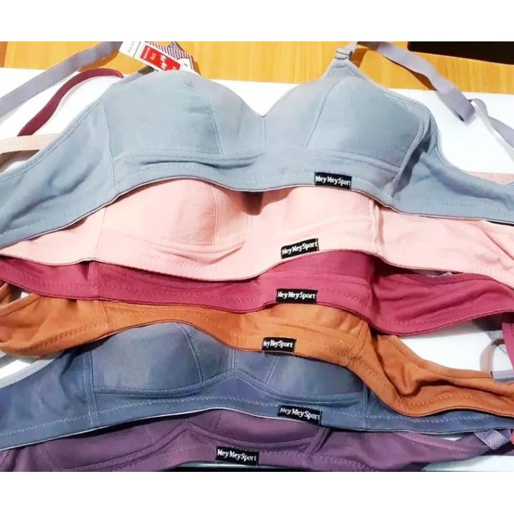 Jual [ TERMURAH TOP 1 ] QF Bra BH Sport meymey / Sport Bra / Bra mey ...