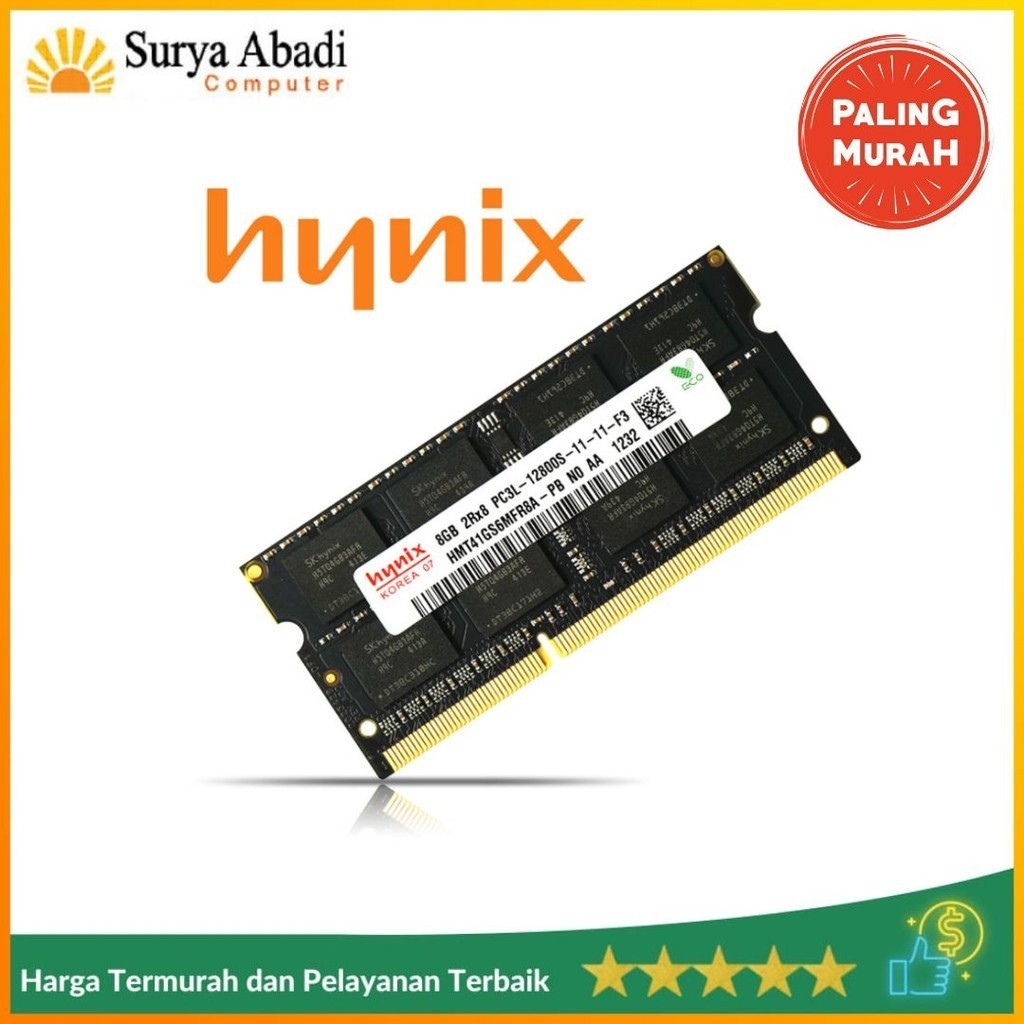Jual MEMORY RAM HYNIX SODIM DDR3 8GB 12800 | Shopee Indonesia