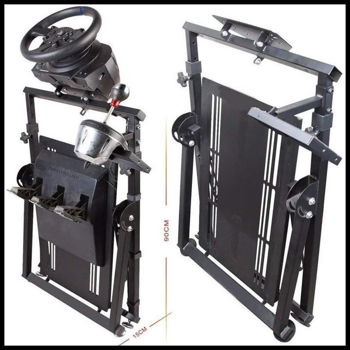 Jual Racing Simulator Steering Wheel X-Stand Cockpit Kokpit Folding ...