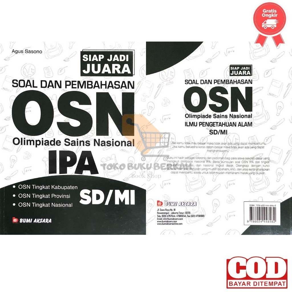 Jual osn ipa sd mi siap jadi juara olimpiade sains nasional soal dan ...