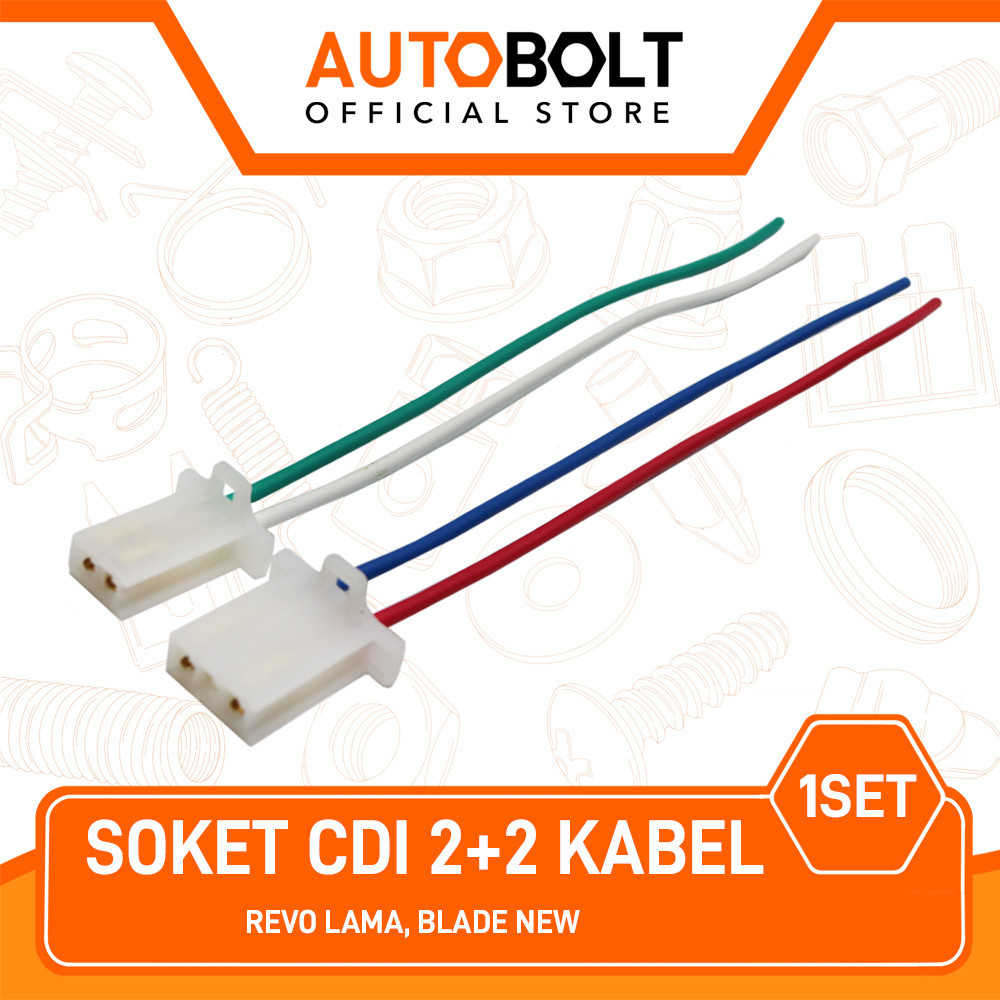 Jual Soket CDI 2 Kabel Revo Lama Blade New Cop Socket Cable Old New ...