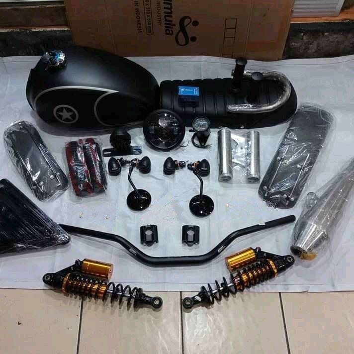 Jual [GM] Paket Motor Custom Lengkap Komplit Murah Pnp CB GL Thunder ...