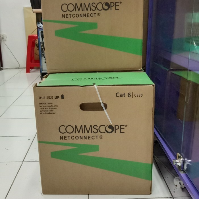 Jual Kabel UTP AMP / Commscope Cat6 - Cable LAN Cat 6 Gigabit 305 Meter ...