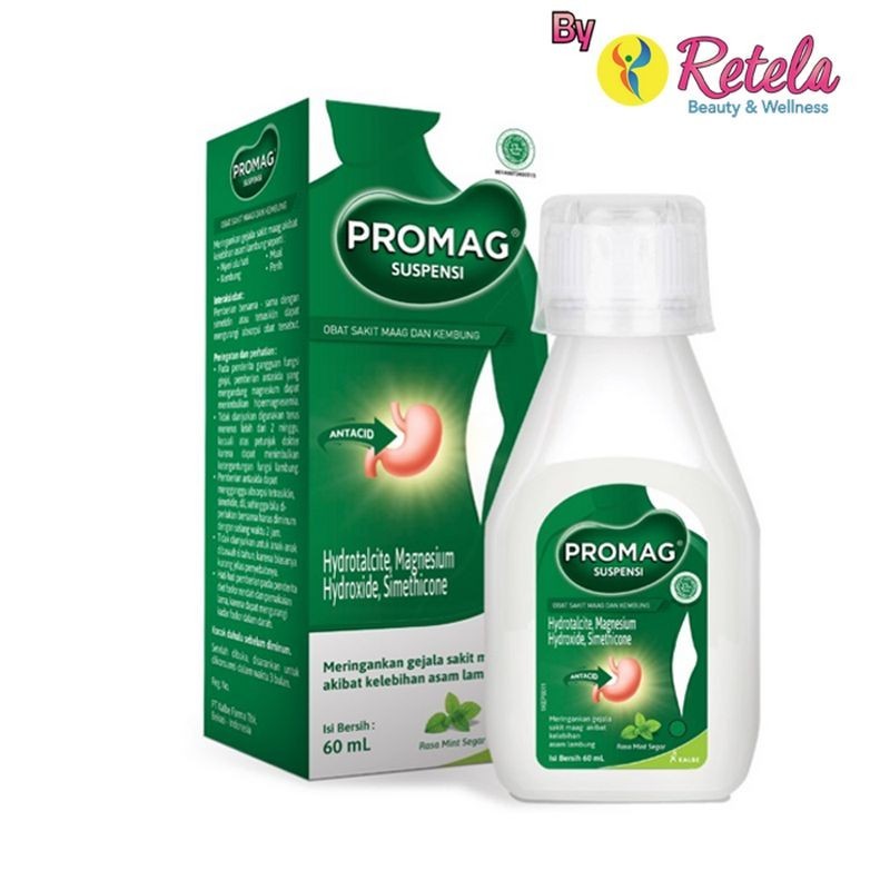 Jual PROMAG SUSPENSI RASA MINT 60ML | Shopee Indonesia