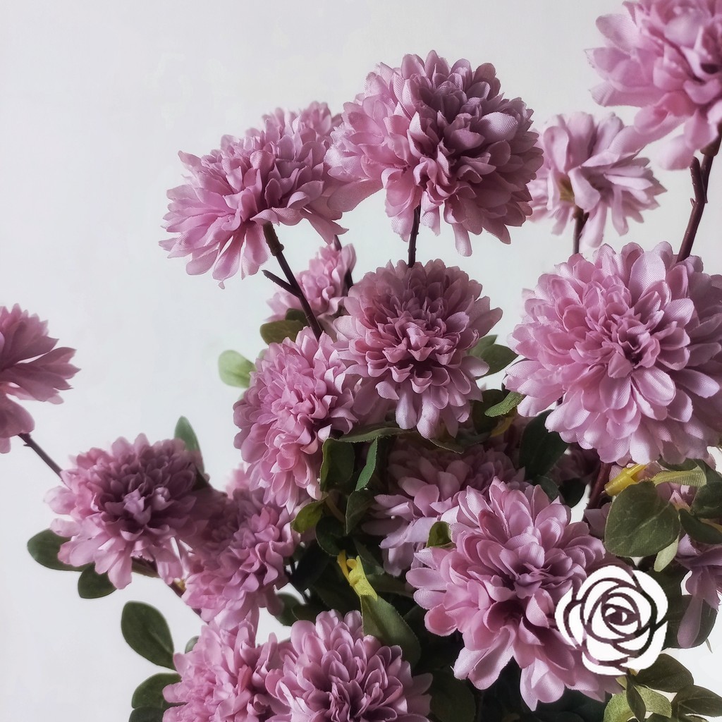 Jual Bunga Hias Plastik Artificial Crysant Blossom 4 Tangkai Premium ...