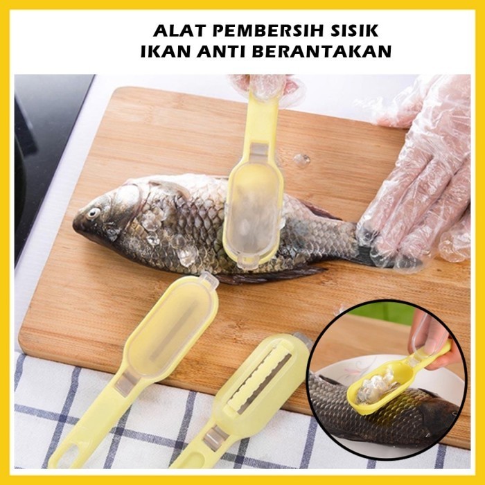Jual Alat Pembersih Sisik Ikan Fish Cutter Pisau Sisik Ikan Praktis ...