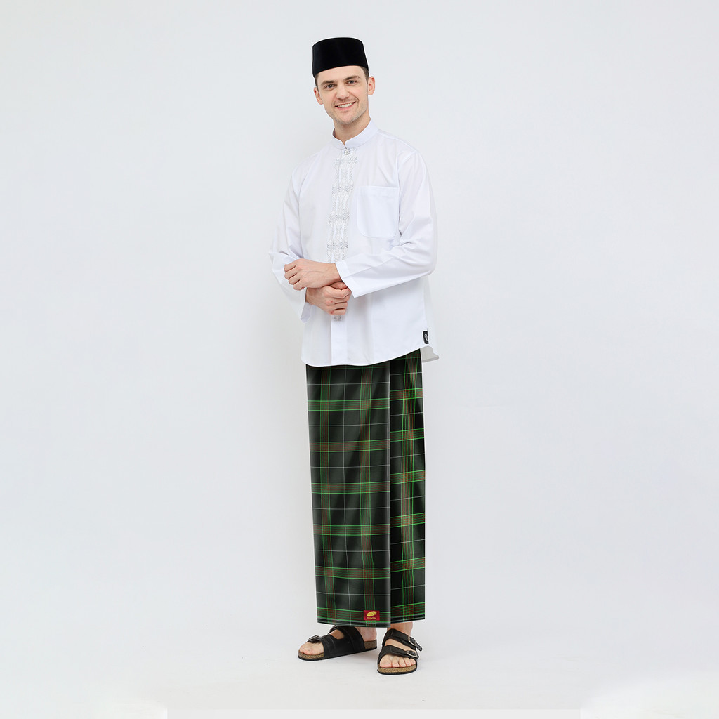 Jual Sarung ATLAS Premium 550 DGH Hitam Hijau | Shopee Indonesia