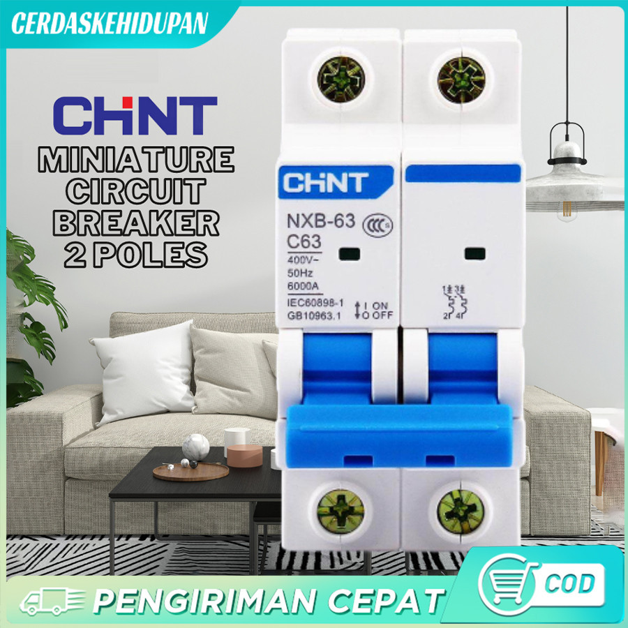 Jual MCB RCBO 6A 10A 16A 20A 25A 32A ELCB DPNL TPNL 230 V 1 P -N ...