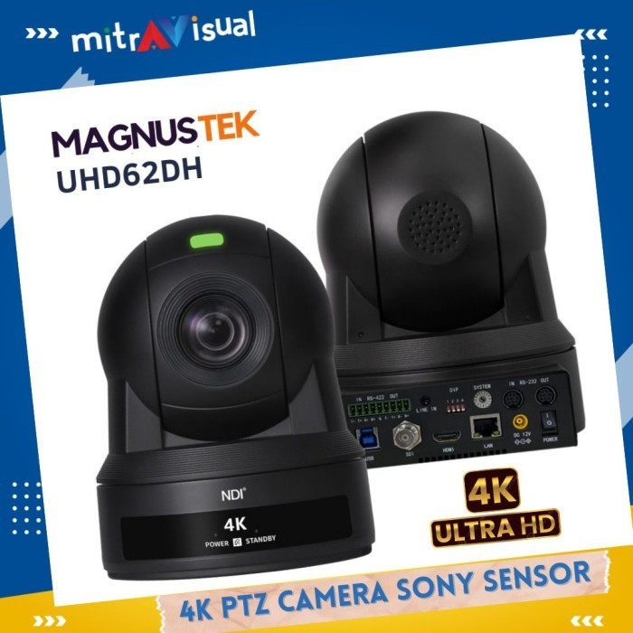 Jual Magnustek UHD62DH 4K PTZ Camera HD NDI 20x Zoom POE SONY CMOS Sensor | Shopee Indonesia