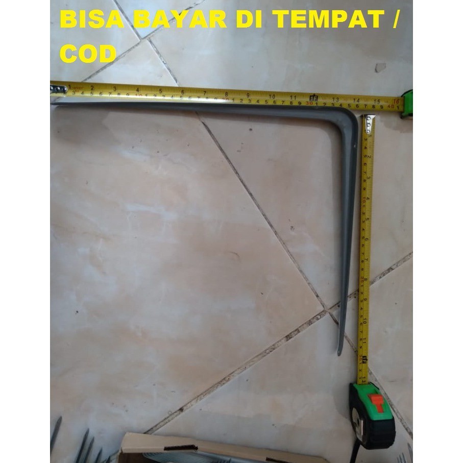Jual RAK SIKU BESI L UKURAN 12 x 14 INCH / PENYANGGA AMBALAN | Shopee ...