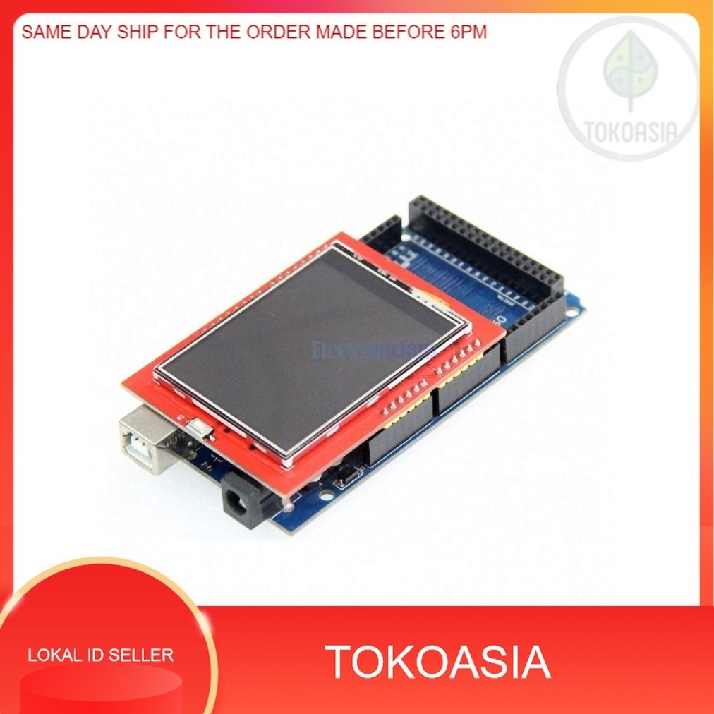 Jual (Ready Stock) 2.4" inch TFT LCD Shield Touch Panel Display Module ...