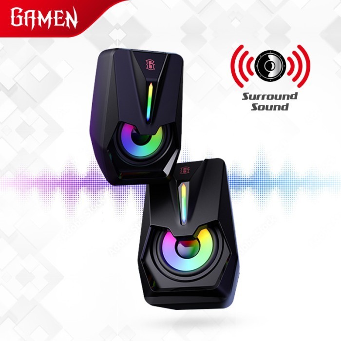 Jual GW SPEAKER GAMING PC LAPTOP KOMPUTER GAMEN GS2 GS-2 GS 2 RGB LIGHT ...