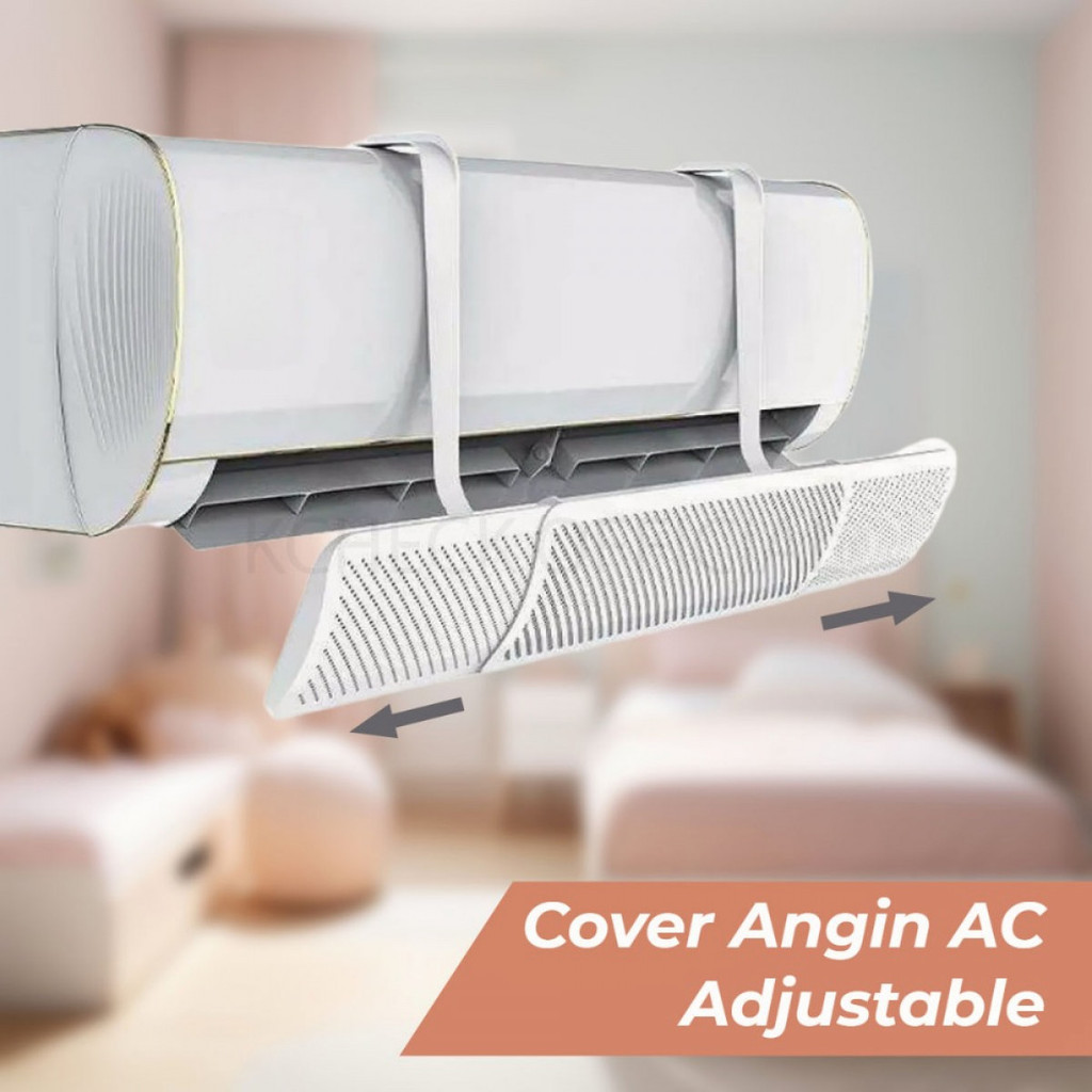 Jual Cover Angin AC Retractable Three Board Windshield Deflector - HZ74 ...