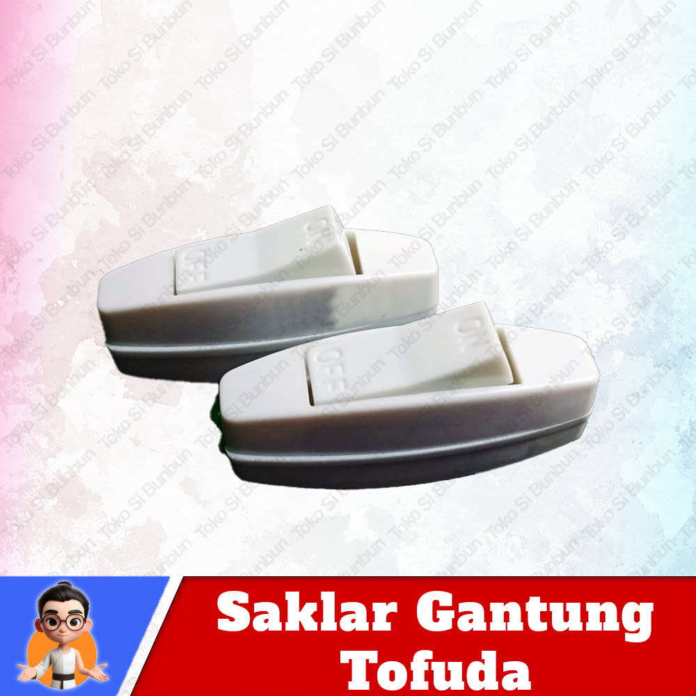 Jual Saklar Gantung ON OFF Tofuda Jumbo A9 SNI Sakelar Gantung PUTIH ...