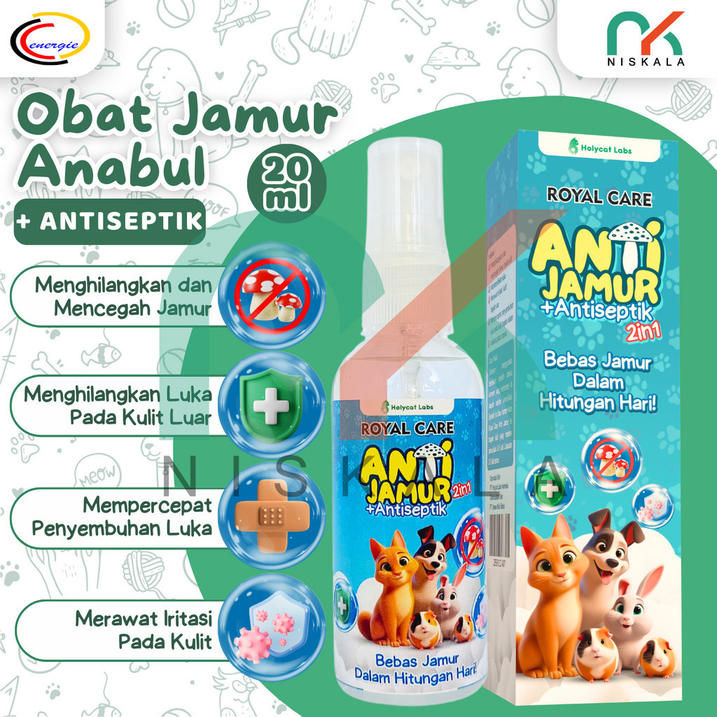 Jual Royal Care Anti Jamur dan Antiseptik Demodex Kudis Koreng Gatal ...