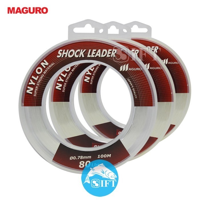 Jual [Best] Senar MAGURO NYLON SHOCK LEADER 100M | Benang tali pancing ...