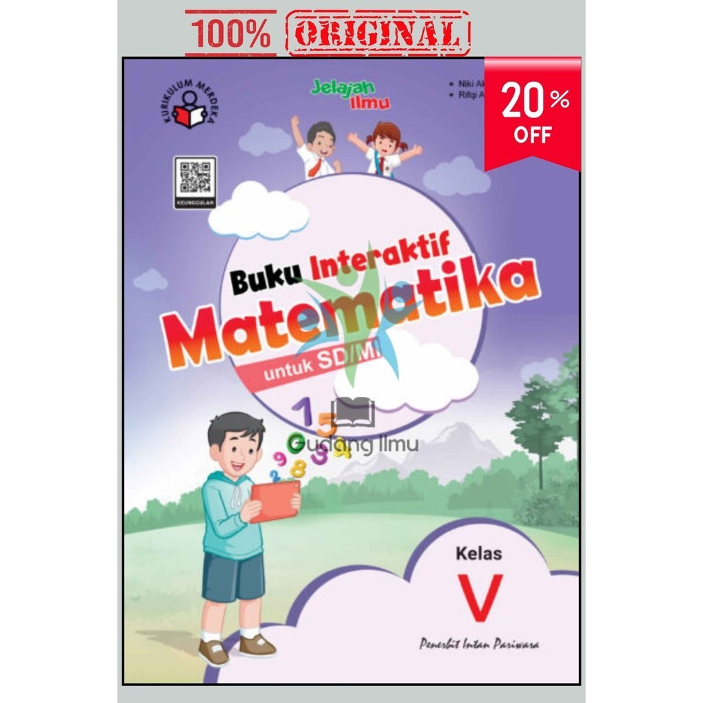 Jual Buku Interaktif Matematika SD/MI Kelas 5 Semester 1&2 Kurikulum Merdeka Intan pariwara ...