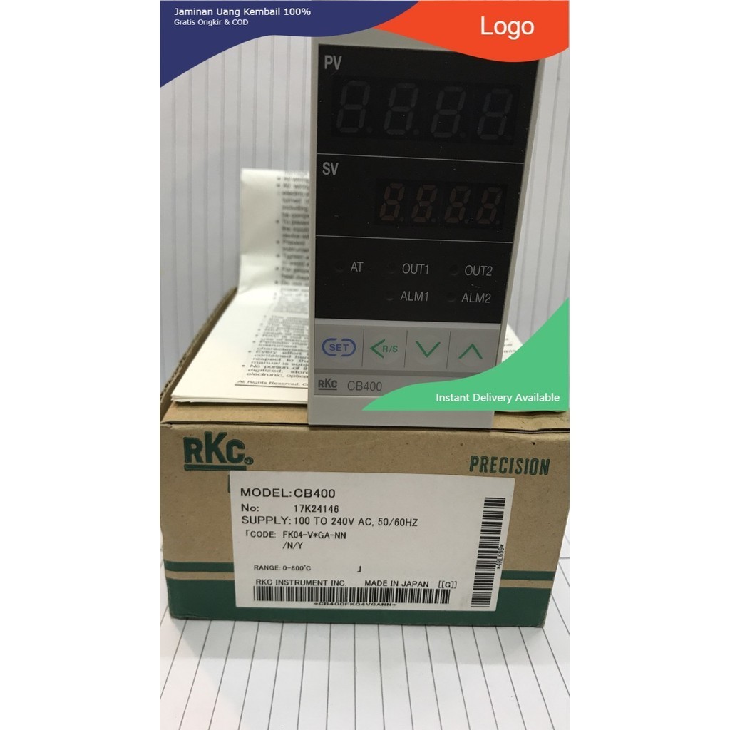 Jual Temperatur control RKC CB400-FK04-V*GA-NN/N/Y,100-240vac | Shopee ...