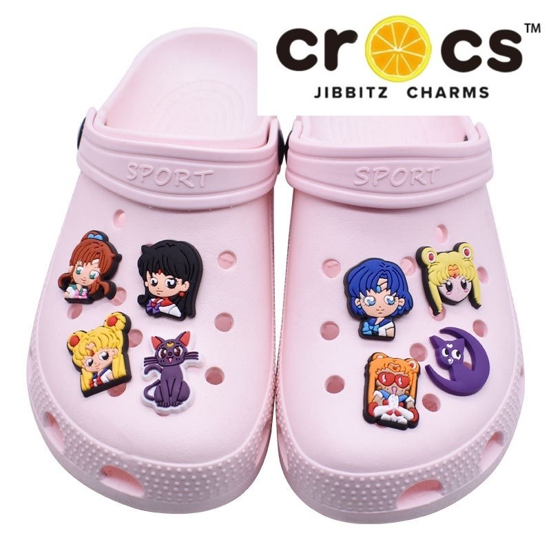 Jual Crocs Jibbitz 135 Pin Sandal Sailor Moon Lucu Cewek Perempuan ...