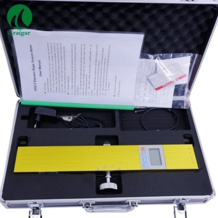 Jual DGZ-Y-5000 Portable Tension Meter Tester Range 5000N elevator wire ...