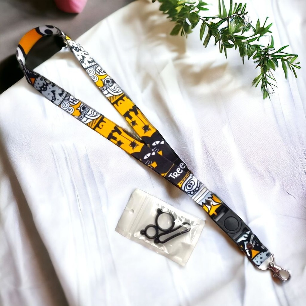 Jual Lanyars Tali Lanyard Gantung DOODLE HELLOWIN Lanyerd Name Tag ...