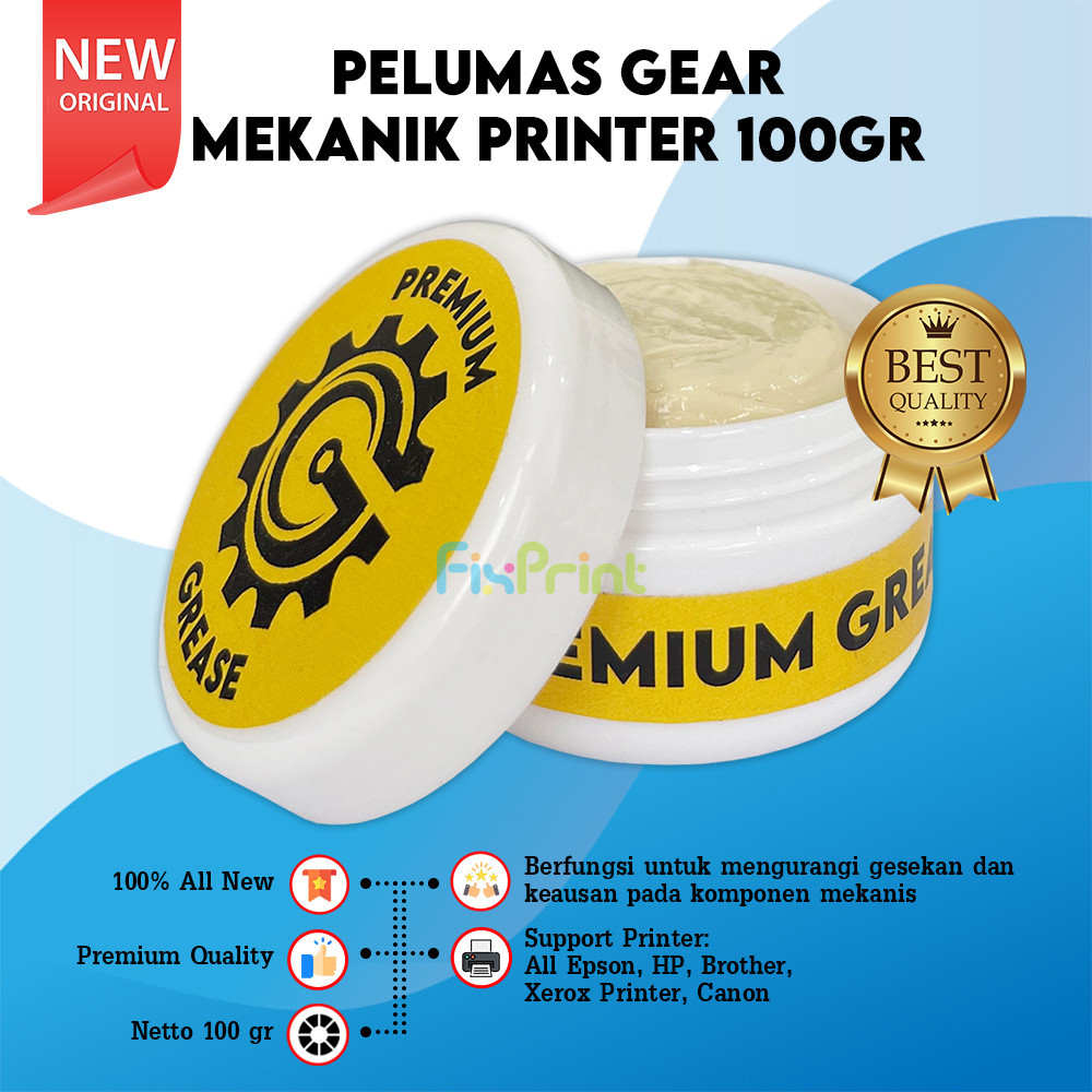 Jual Grease Mekanik 100gr Pelumas Gir Printer Canon Epson HP Brother ...