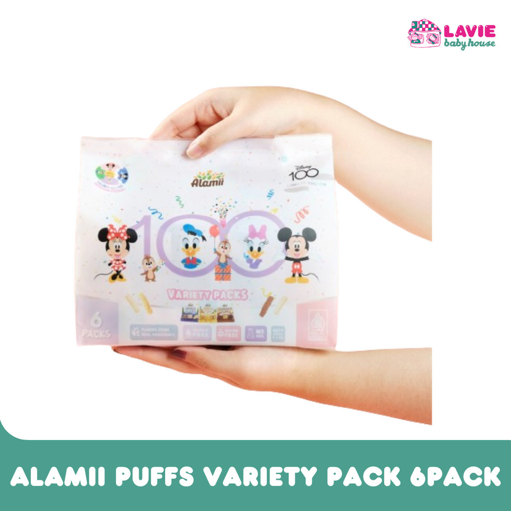 Jual Alamii Puffs Variety Pack X Disney 6pack | Shopee Indonesia
