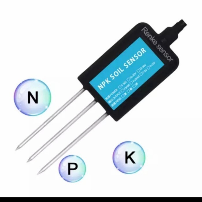 Jual RS485 Soil NPK Sensor Nitrogen phosphorus Potasium tester 3 in 1 ...