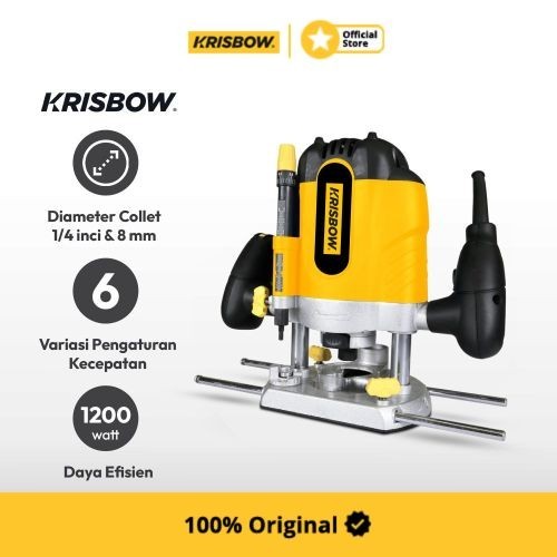 Jual Krisbow Router Mesin Profil Kayu 1200 W Irr14 | Shopee Indonesia