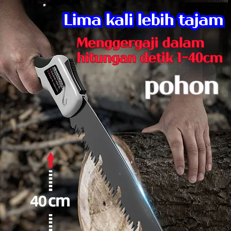 Jual Gergaji Pohon/Gergaji Tangan/Gergaji Kayu/Gergaji Lipat Cepat/Gergaji Manual/Gergaji Log ...