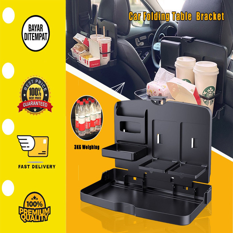 Jual Meja Lipat Kursi Mobil Car Portable Rak Makan Minum Mobil Travel ...