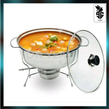 Jual Pemanas Prasmanan Sop Warmer Stove Stainless Tutup Kaca / Tempat ...