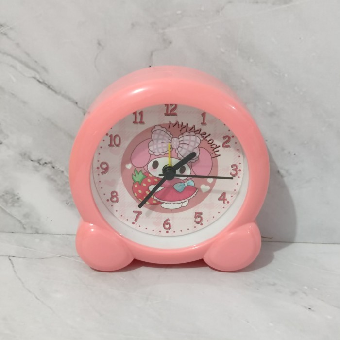Jual Alarm Clock Sanrio Lucu / Jam Meja Alarm Kuromi, Melody, Hello ...