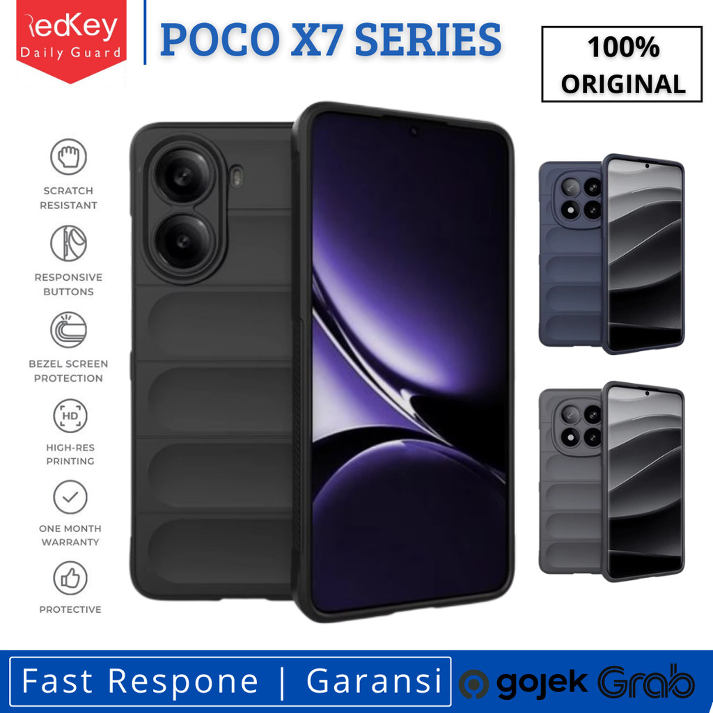 Jual Case Xiaomi Poco X7 Pro 5G Redkey Wave Silicone Case | Shopee ...