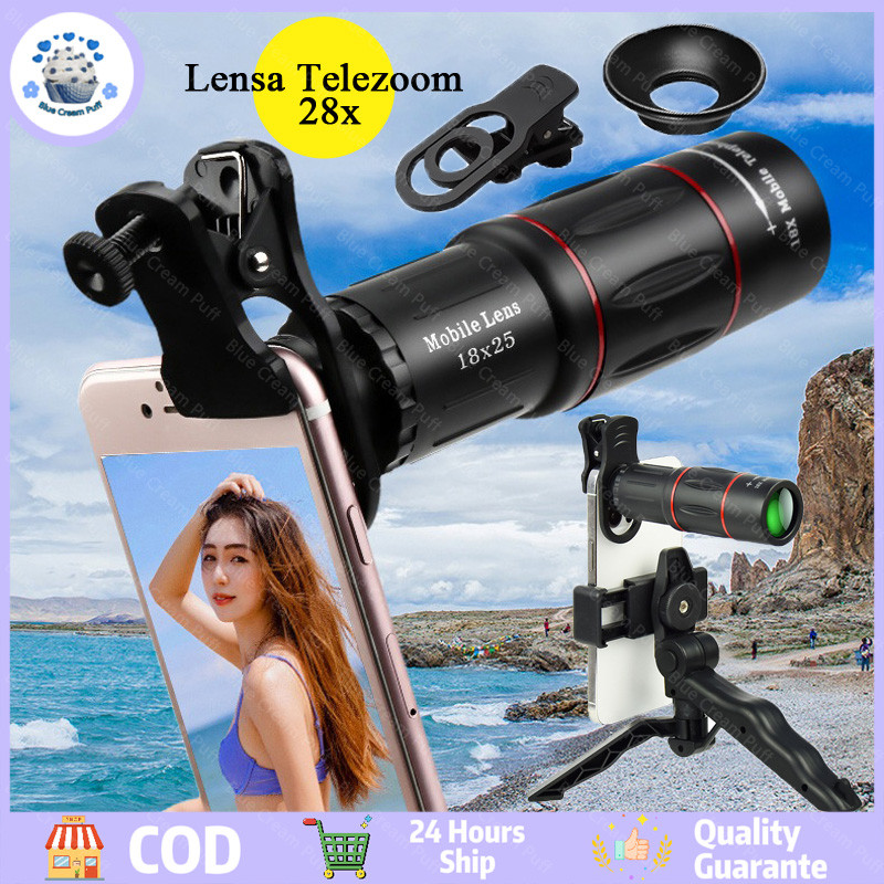 Jual Lensa Kamera Zoom 18X25 Lensa Telefoto Lensa Zoom Konser Telefoto ...