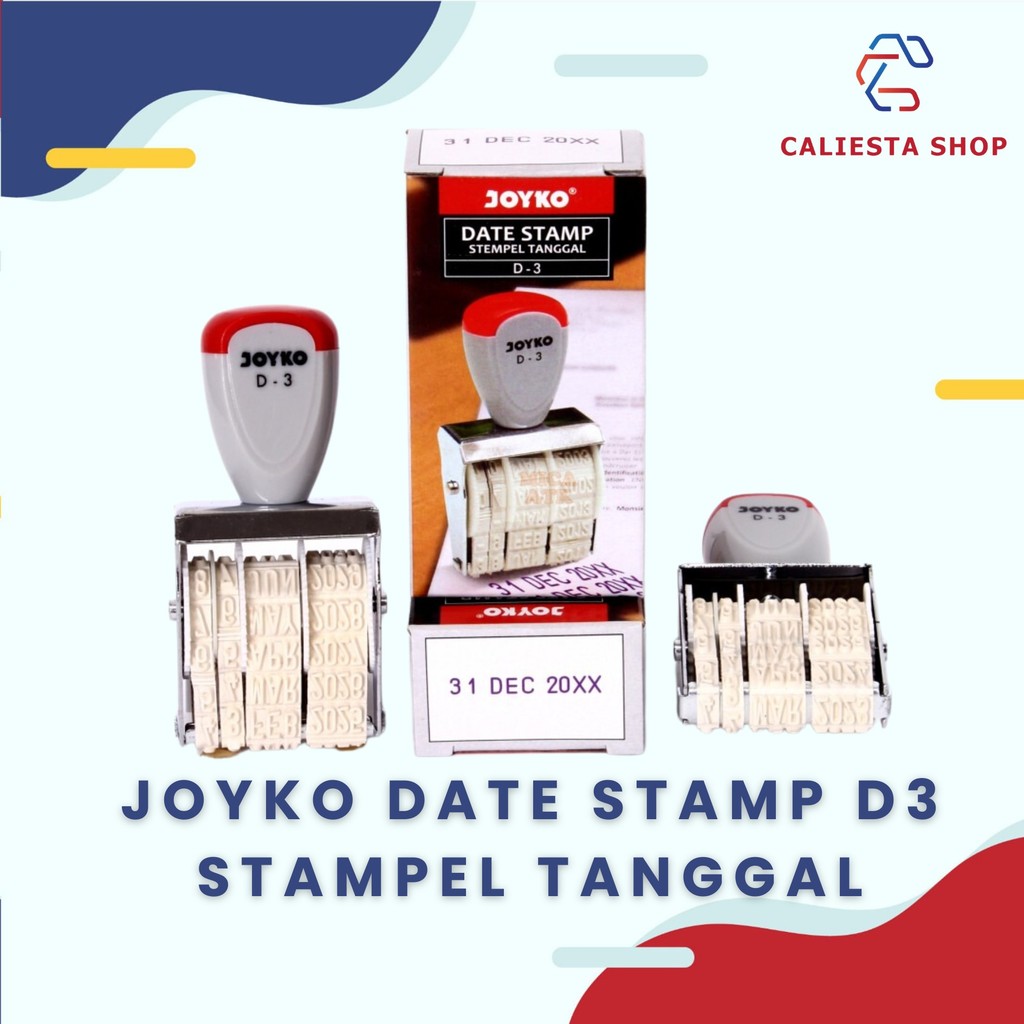 Jual Stempel Tanggal/Date Stamp Joyko D3 - 1 Pcs | Shopee Indonesia