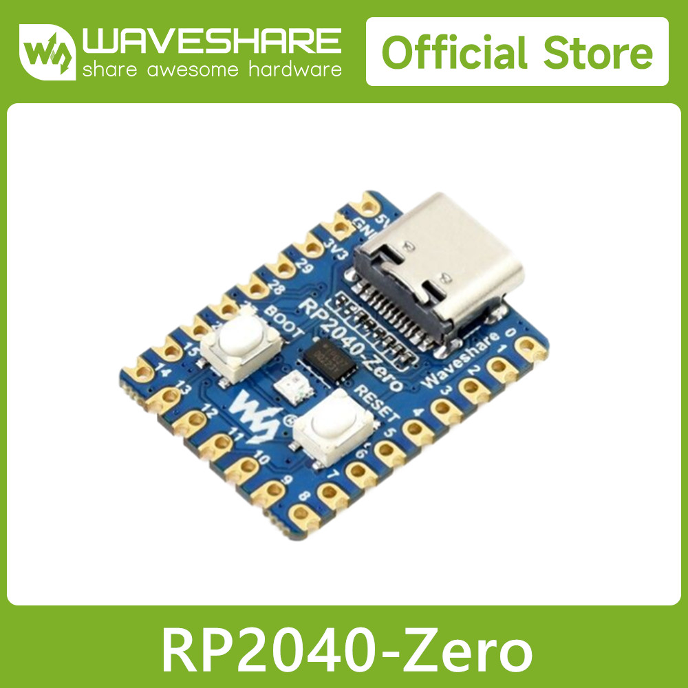 Jual Waveshare RP2040-Zero, A Low-Cost, High-Performance Pico-Like MCU Board Based On Raspberry ...
