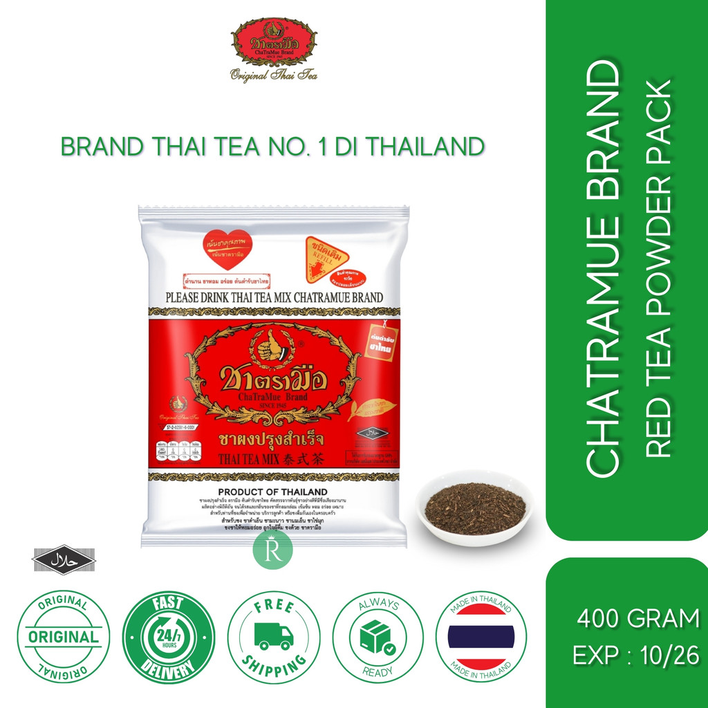 Jual Chatramue Brand - Thai Tea Mix - Original - Pack - 400 Gram ...