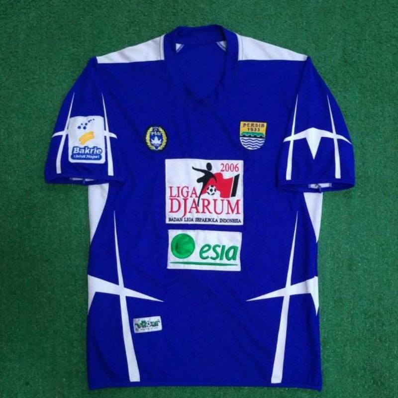 Jual Jersey Persib Bandung Retro 2006 Liga Djarum Full Printing Custom ...