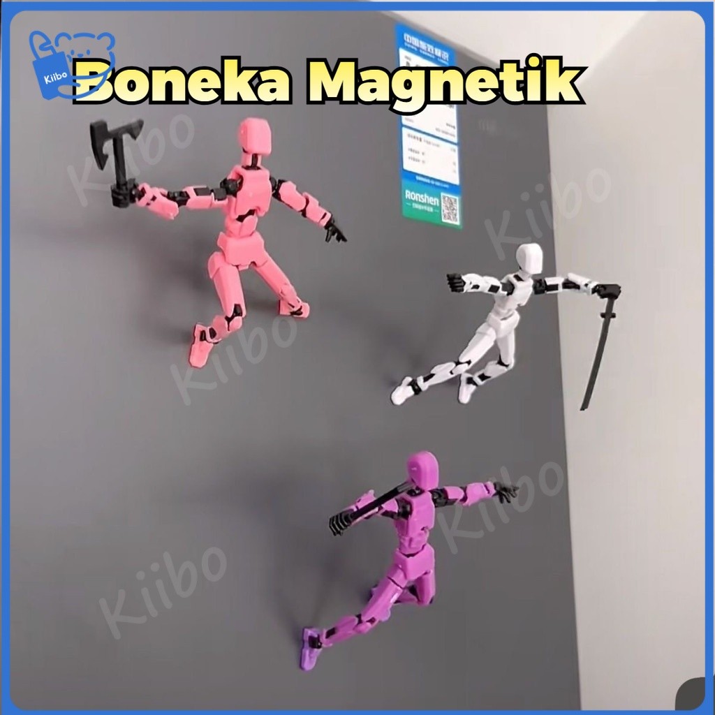 Jual Boneka Magnetik Dummy Articulated Action Figure Robot Articulated ...