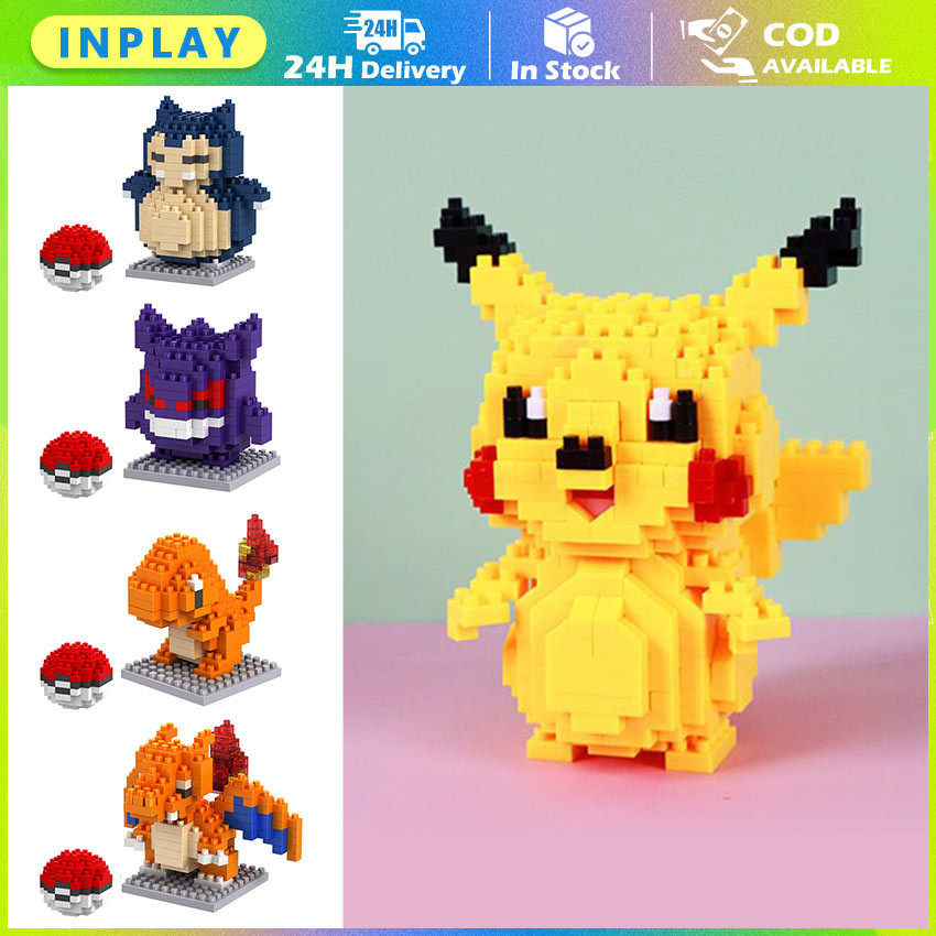 Jual Juno Mainan Balok Pokemon Nano Blocks Micro Blocks Miniatur ...