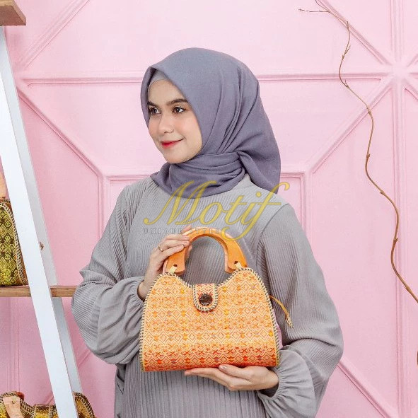 Jual Tas Tangan Wanita Handbag Songket Gammaraki | Tas Pesta Gagang ...