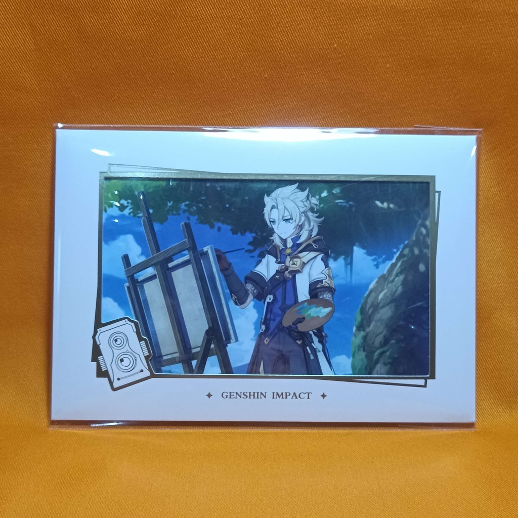 Jual Set of 3 Albedo Character PV Series Photo Cards - Genshin Impact ...