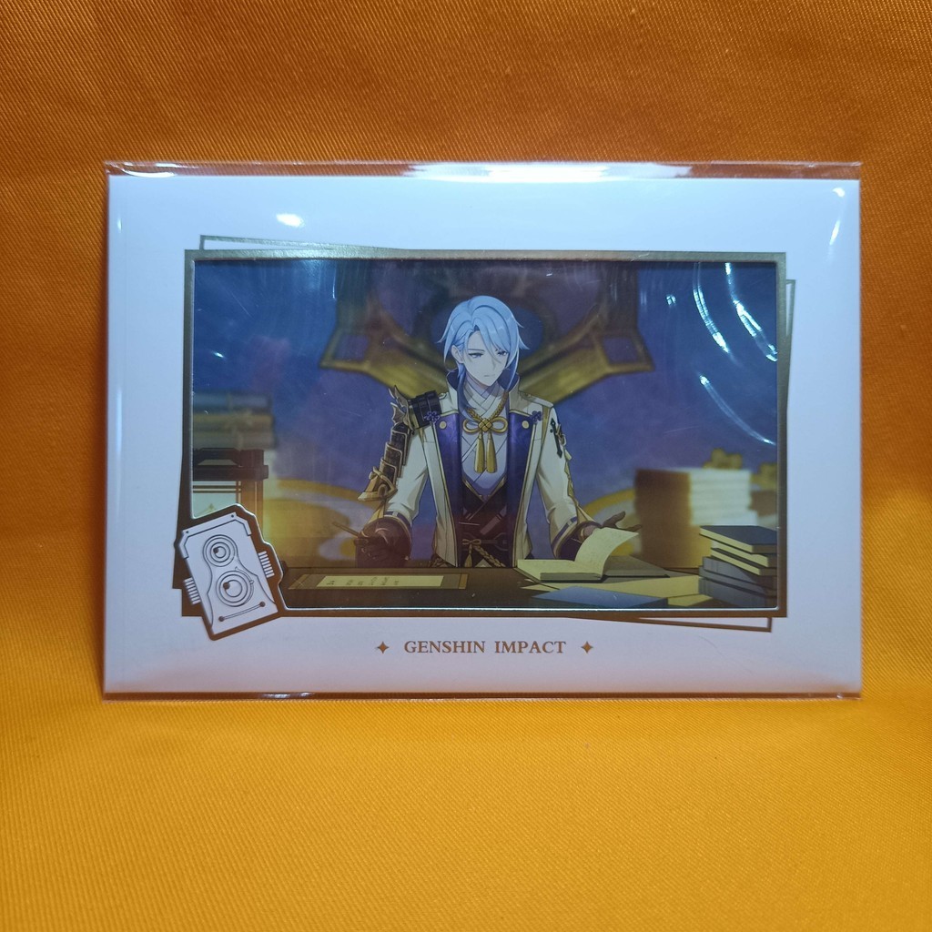 Jual Set of 3 Kamisato Ayato Character PV Series Photo Cards - Genshin ...