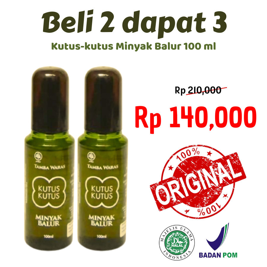 Jual Minyak Kutus Kutus 100ml Minyak Kutus Kutus Official Store Minyak
