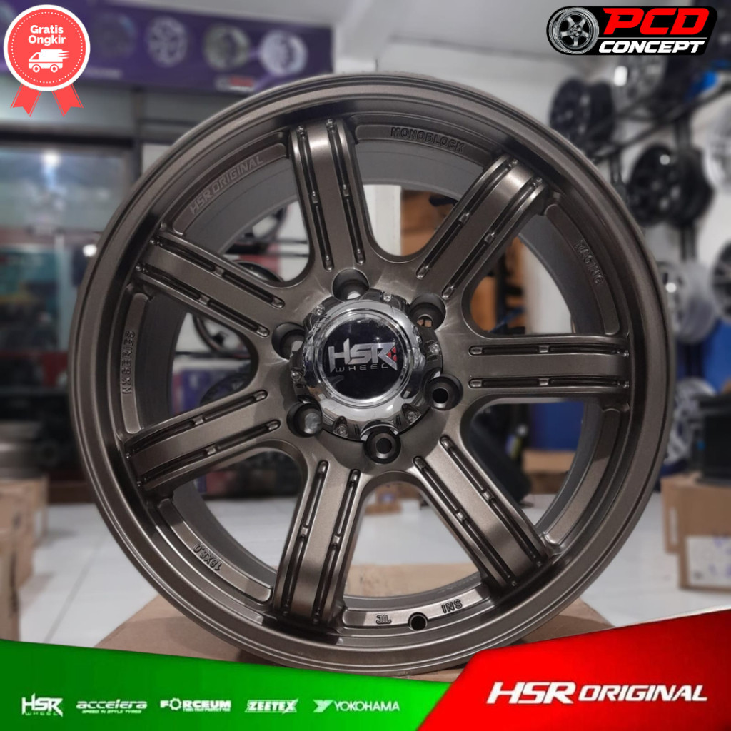 Jual Velg hsr wheel untuk mobil pajero, fortuner ring 18 pcd 6X139,7 | Shopee Indonesia