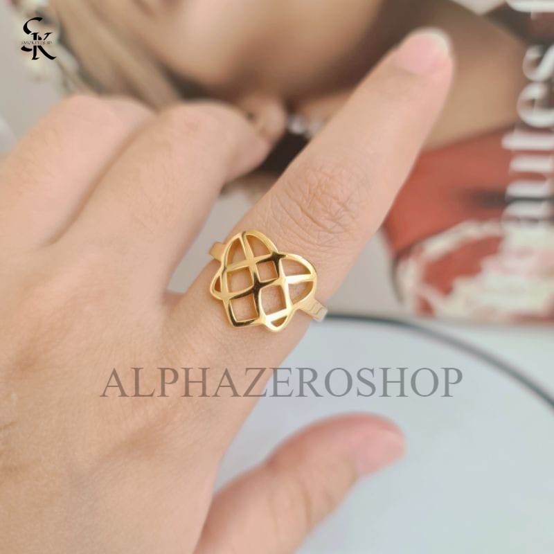 Jual ALPHA - Cincin Emas/GOLD "Ikatan Cinta / Andin" Edisi Spesial 8K ...