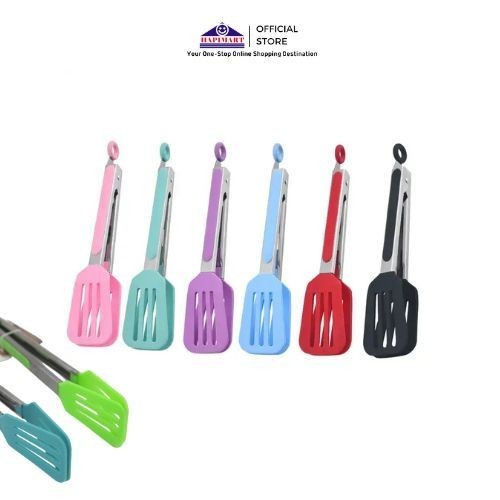 Jual Spatula Silikon Penjepit Makanan Antiselip Tahan Panas Klip Saji ...