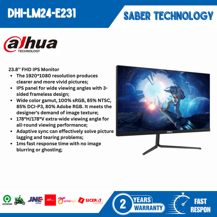 Jual DAHUA LM24-E231 24 Inch FHD IPS Gaming Monitor | Shopee Indonesia