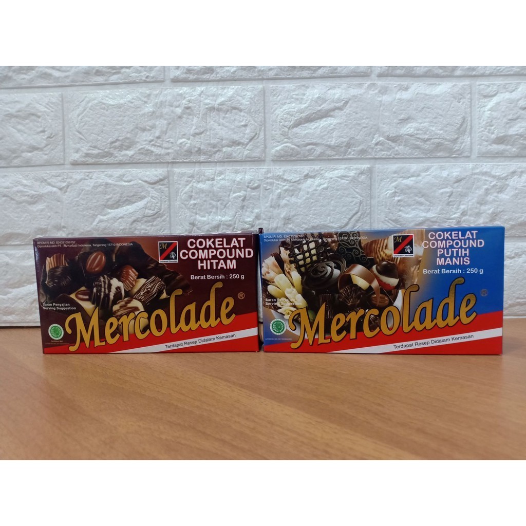 Jual Mercolade Coklat Compound 250g Coklat Batang | Shopee Indonesia